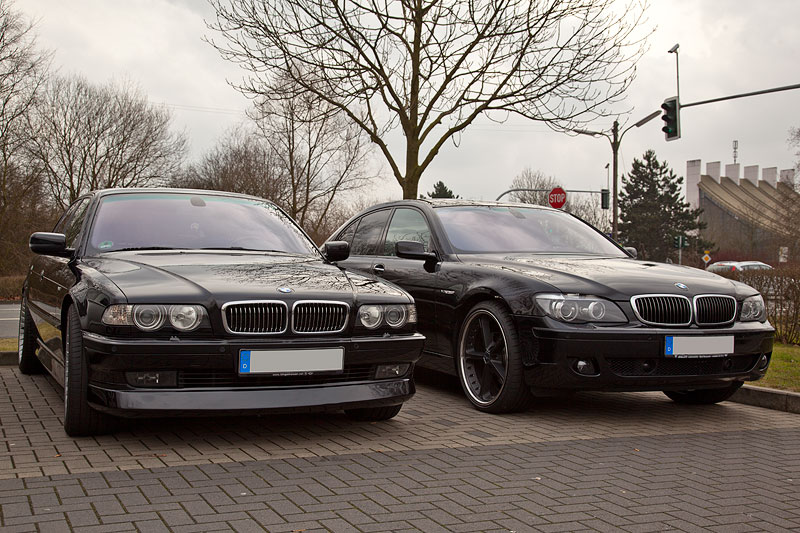 Foto: BMW 750i (E65 LCI) von Ingo ('Black Pearl') im Individual ...