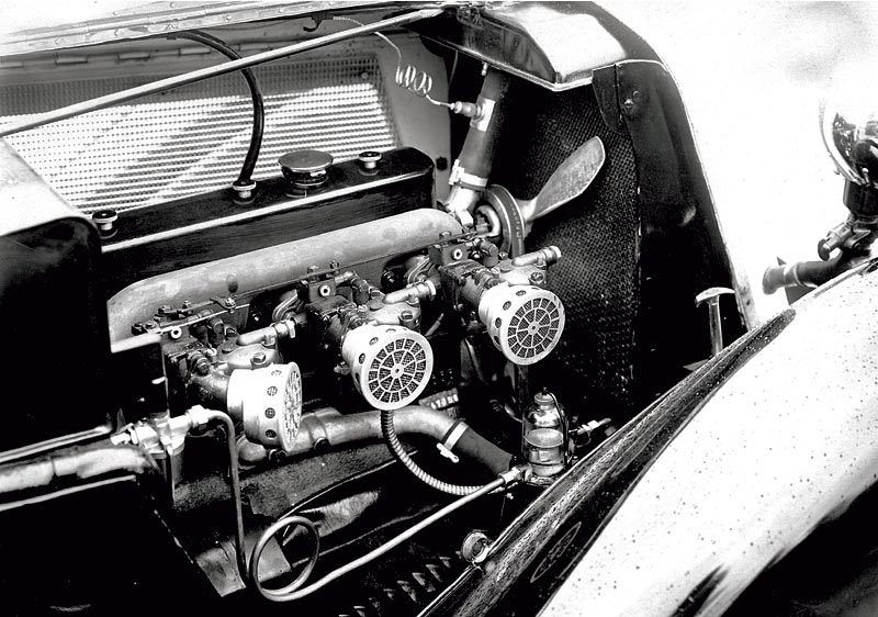 Foto: BMW 315/1 Motorraum, 1934 (vergrößert)