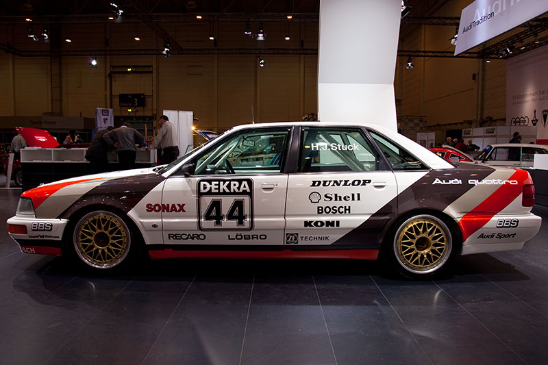 Foto: Audi V8 quattro DTM Version 1990, 340 kW (462 PS) bei 9.300 U/Min ...