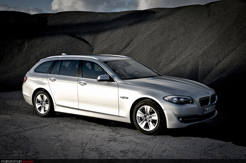 Foto: BMW 530d Touring (Modell F11), Rücklicht mit LED-Technik (vergrößert)