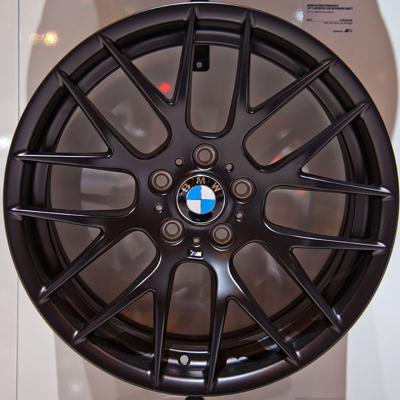 Foto: BMW M Performance 19 Zoll Y-Speiche 359 schwarz matt, Satz: 4.350 ...
