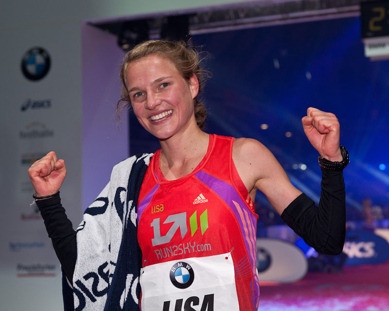 Foto: BMW Frankfurt Marathon: Lisa Hahner, die mit einer Zeit von 2:31: ...